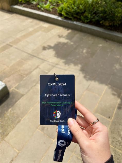 Aljawharah Alanazi On Linkedin Oxml24 Generativeai Deeplearning Representationlearning