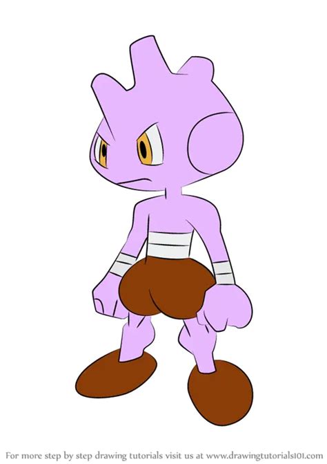 Learn How To Draw Tyrogue From Pokemon Pokemon Step By Step Drawing Tutorials