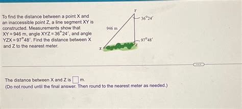 Solved To Find The Distance Between A Point X And An Chegg Com