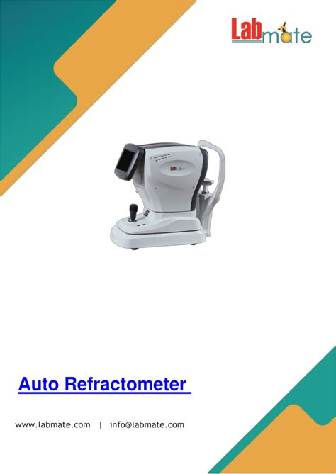 ppt auto refractometer powerpoint presentation free download id