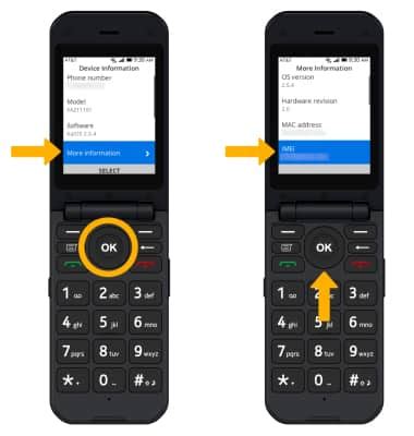 AT T Cingular Flex EA211101 Find IMEI Phone Serial Number AT T