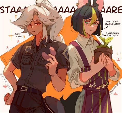 Modern Au With Cycop And And Tigh Flower Shop R Cynomains