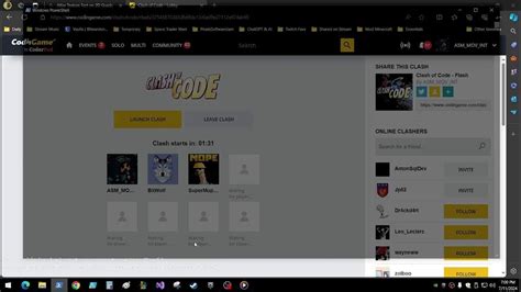 Clash Of Code And Game Dev C Opengl Solo Indie Game Dev Codingame Youtube