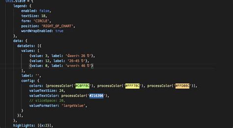 my pie chart dosen t show zero value area · issue 290 · wuxudong react native charts wrapper