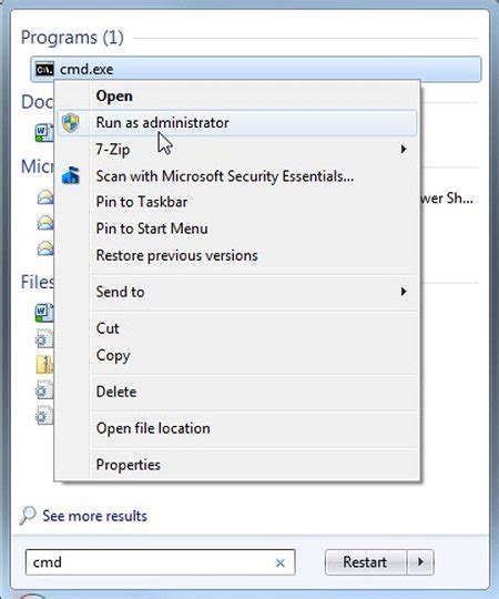 Bật Tắt Chế độ Hibernate Trong Windows 7