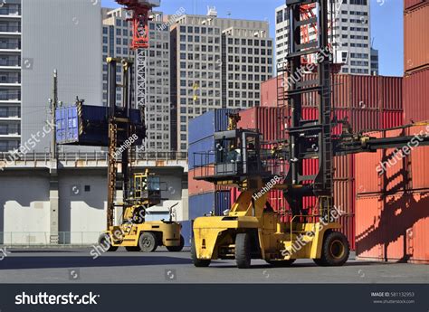 Toplifter Handling Cargo Container Loading Container Stock Photo Shutterstock