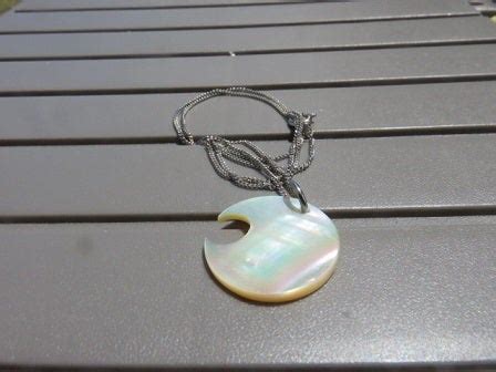 夜光貝のペンダント shell tm 貝の小部屋