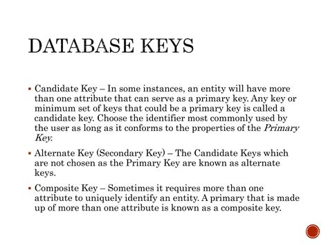 Types Of Database Keys Pptx