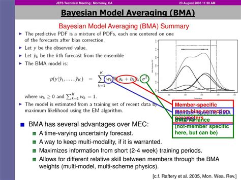 PPT JEFS Calibration Bayesian Model Averaging PowerPoint