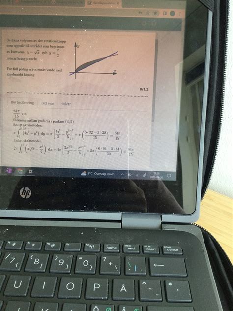 Rotationsvolym Kring Y Axeln Matematik Matte 4 Integraler Och Tillämpningar Pluggakuten