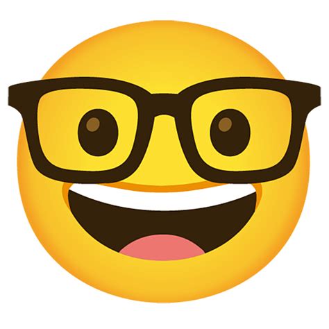🤓 Emoji Nerd Face Copy Emoticon Code Emoji Meaning