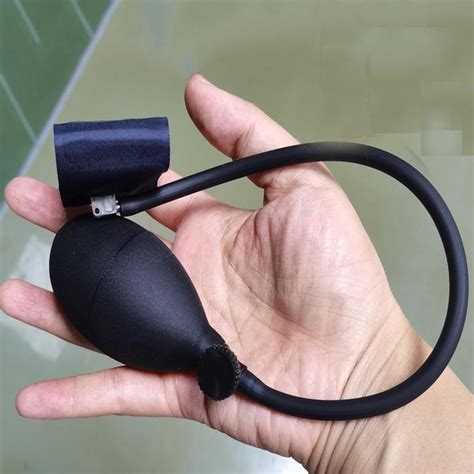 1pcs Men Trainer Inflatable Pump Inflatable Penis Rings For Men Delay Ejaculation Sex Toys Wish