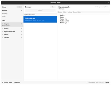 Standard Notes Salve Suas Notas De Maneira Segura Diolinux