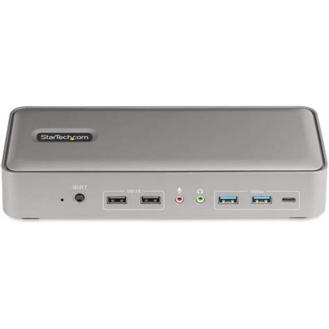 StarTech Com N USBC KVM DOCK Dual Laptop USB C KVM Docking Station Dual K Hz