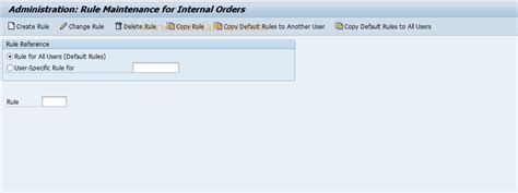 MPO ORD SAP Tcode Rule Maintenance For Order Monitor