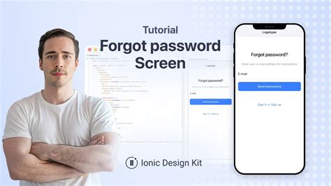 How To Create A Forgot Password Screen Ionic Design Kit Youtube