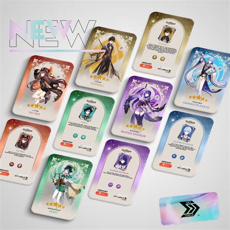 Mua Genshin Impact Card Bo GÓc Nhân Vật Genshin Impact Sky Labels