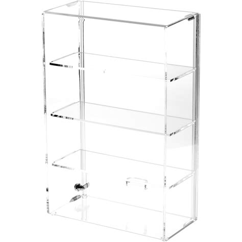 Plymor Clear Acrylic Locking Display Case With Sliding Back Shelves Michaels