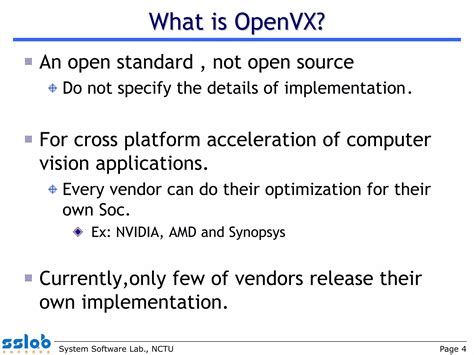 Introduction To Openvx Pdf Computer Software And Applications