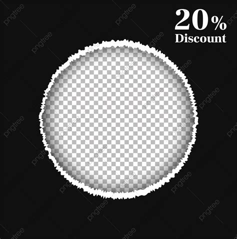 템플릿 눈물 종이 투명 배경 원 찢어진 종이 일러스트 분할기 찢어진 종이 배경 Png 일러스트 및 벡터 에 대한 무료