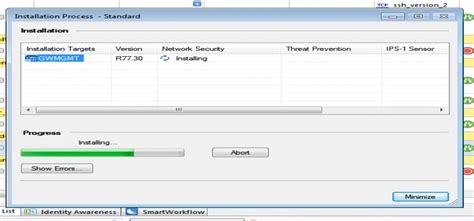 Checkpoint Firewall Policy Rules And Configuration Network Interview