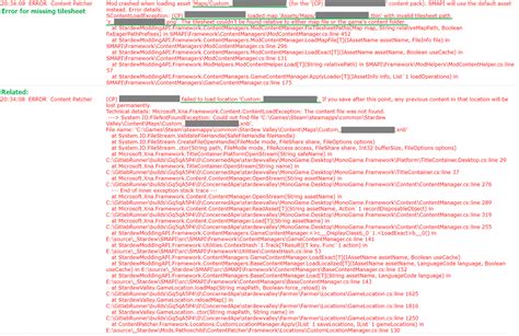 Tutorial How To Read Your Smapi Log Stardew Modding Wiki