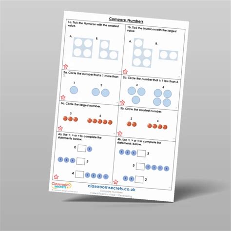 Year 1 Compare Numbers Varied Fluency Resource Classroom Secrets