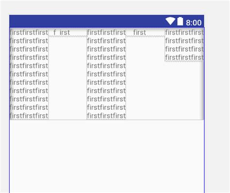 Android How To Fix The Position Of Linearlayout Item Stack Overflow