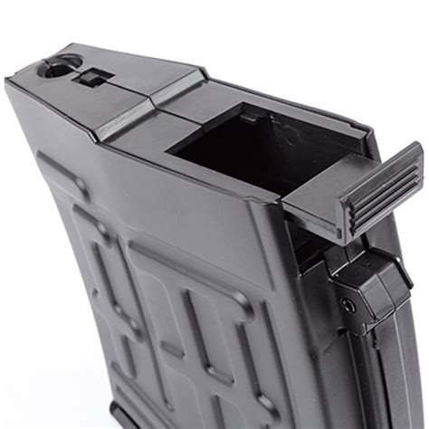 King Arms Airsoft Svd Aeg Hi Cap Magazine 200rnd 6mm Bbs