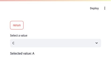Rerun Causes Widget Value To Reset In Python But Not In Browser Using