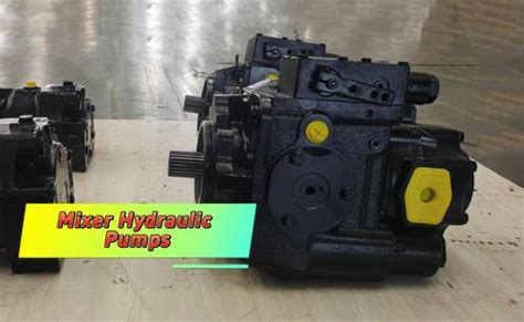 High Efficiency Closed Loop Circuit Hydraulic Pumps For Concrete Mixer