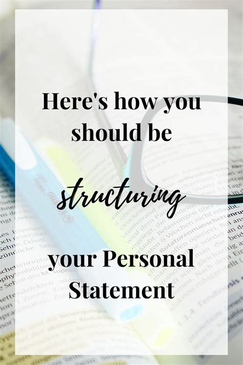Writing Your Personal Statement But Don T Know How To Structure It Here S How Https