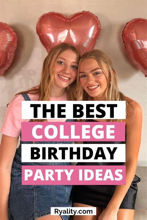 30 Insanely Cute College Birthday Party Ideas You Must See Ryality