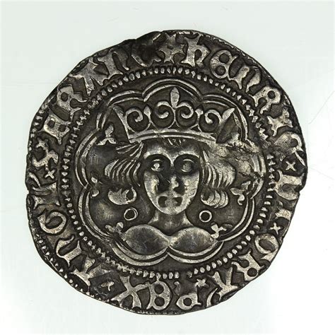 Henry Vi Ad 1422 1461 Silver Groat Annulet Issue Calais Silbury Coins