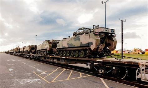 Military Train On Its Way Back Katherine Times Katherine Nt