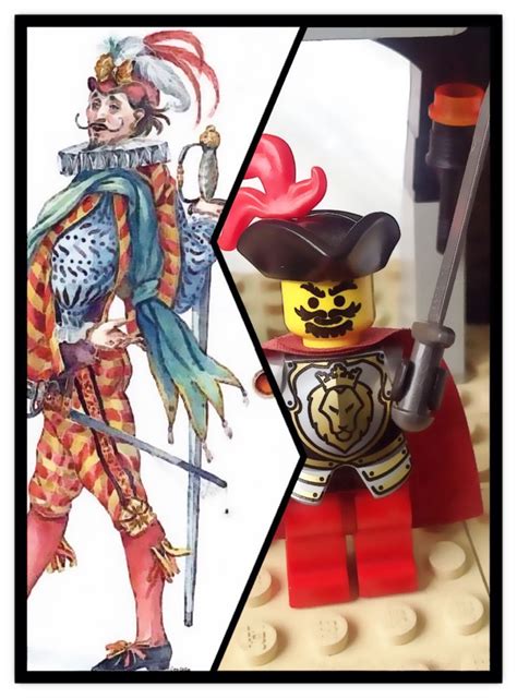 Il Capitano Commedia Dellarte In Lego Customized And Photographed By