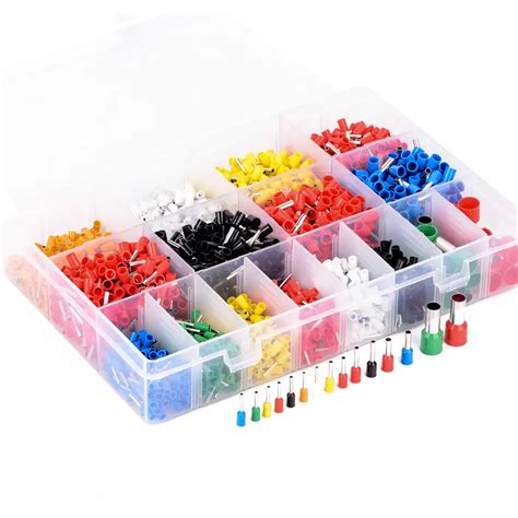 ᐉ Комплект кабельних наконечників гільз Tdm 2120 шт 10629617 • Краща ціна в Києві Україні