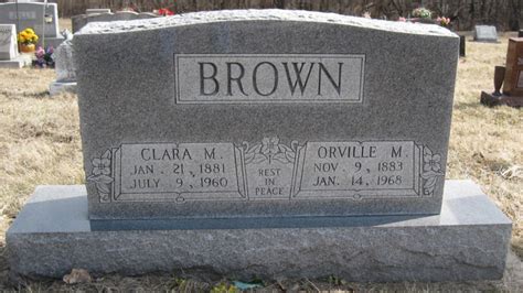 Orville Mathias Brown 1883 1968 Homenaje De Find A Grave