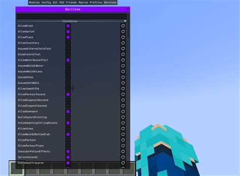 Meteor Client чит клиент для новых версий Майнкрафт