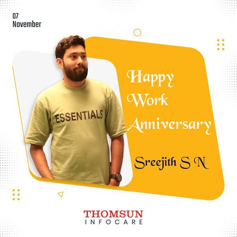 Thomsun Infocare On Linkedin Workanniversary Thomsuninfocare Tic Workanniversary