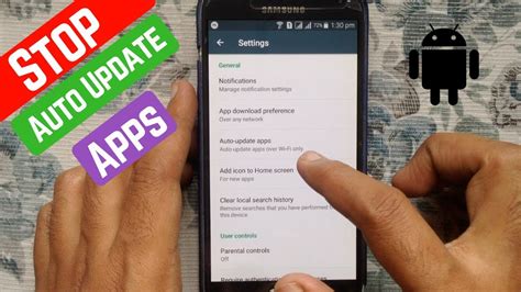 How To Turn Off Auto Update App Android YouTube