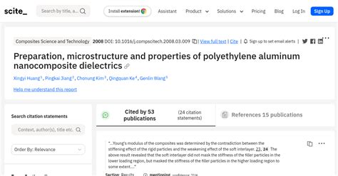 Preparation Microstructure And Properties Of Polyethylene Aluminum
