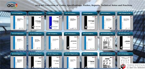 2021 ACI Collection Of Codes Specifications Guides Reports