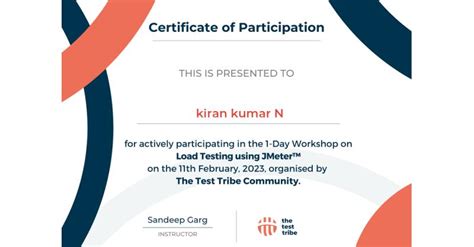 Kiran Kumar N On Linkedin Load Testing Using Jmeter Workshop