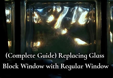 Replacing Glass Block Window With Regular Window Easy Tips Dave