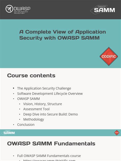 Aramhovsepyan A Complete View Of Application Security With Owasp Samm Pdf Computer Security
