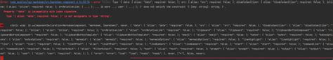Data Property Of The Markdowncomponent Incompatible With Signature