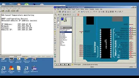 web based temperature monitoring using arduino uno and enc28j60