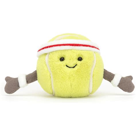 Jellycat Amuseables Sports Tennis Ball Soft Stuffed Plush 11cm 4