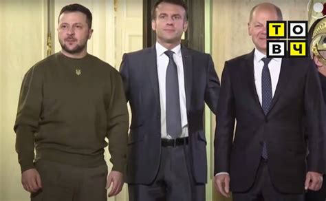 Францын Ерөнхийлөгч Эмманюэль Макрон ХБНГУ ын Канцлер Олаф Шольц нар Украиныг үргэлжлүүлэн